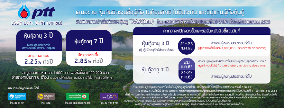 PTT Group: Debenture Price